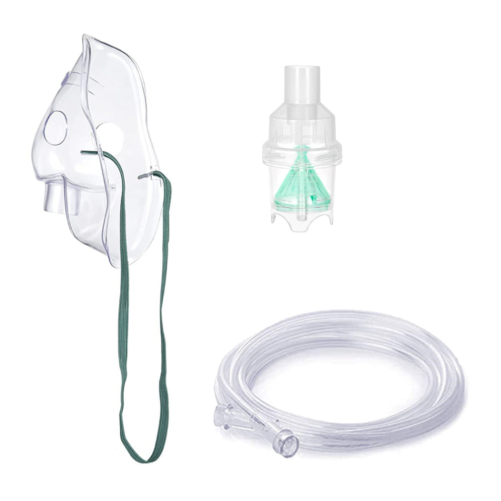 Roscoe Medical Adult Home Nebulizer Mask Kit with Med Cup & 7ft Tubing ...