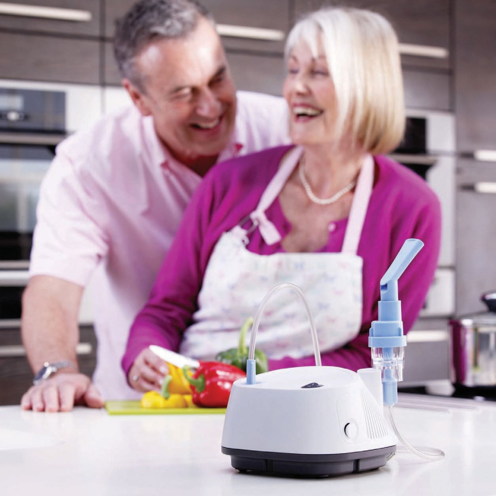 Philips Respironics InnoSpire Elegance Compressor Nebulizer Machine ...